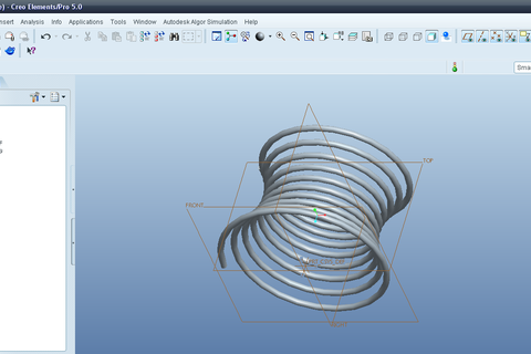 Tutorial - Modeling variable spring in Creo Elements aka Pro/E? - GrabCAD