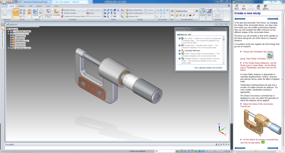 Can I preform Stress Analasys in Solid Edge ST4 student version? - GrabCAD