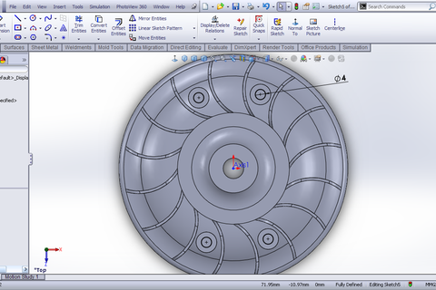 Tutorial - Modeling Flywheel in SolidWorks? - GrabCAD