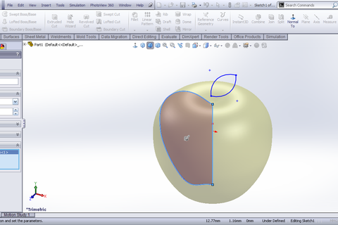Tutorial - Modeling Apple 3D logo in SolidWorks? - GrabCAD