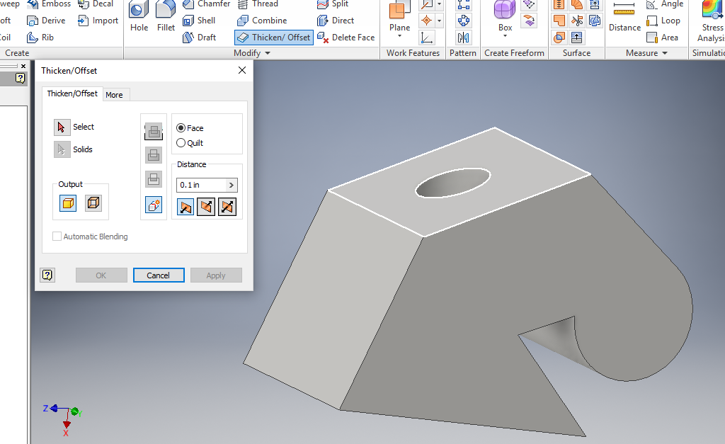 how to make solidbody from surfaces | GrabCAD Questions