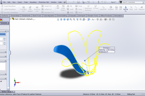 Tutorial - Modeling Flower in SolidWorks using Surfacing? - GrabCAD