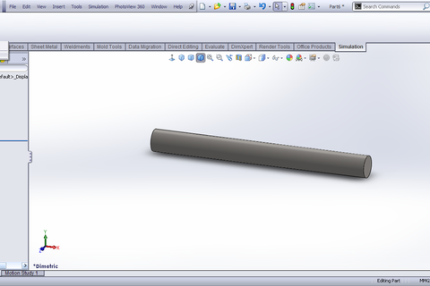 Tutorial - Analysis of Circular beam under UDL in SolidWorks? - GrabCAD
