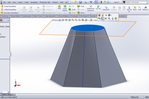 Tutorial - Modeling Lamp shade in SolidWorks method 1? - GrabCAD