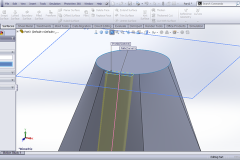 Tutorial - Modeling Lamp shade in SolidWorks method 1? - GrabCAD