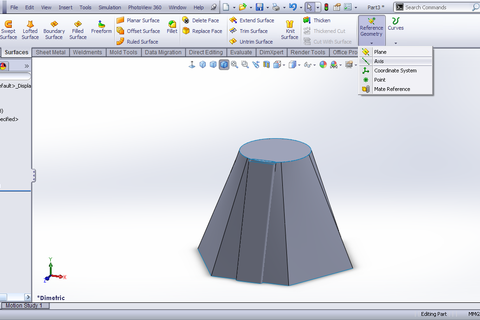 Tutorial - Modeling Lamp shade in SolidWorks method 1? - GrabCAD