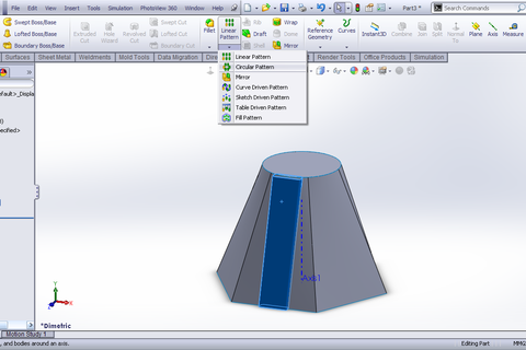 Tutorial - Modeling Lamp shade in SolidWorks method 1? - GrabCAD