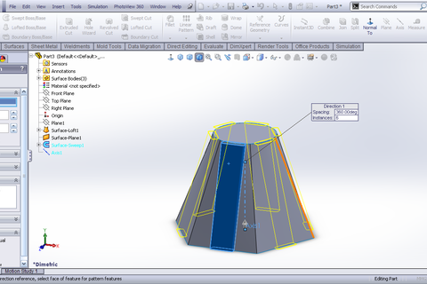 Tutorial - Modeling Lamp shade in SolidWorks method 1? - GrabCAD