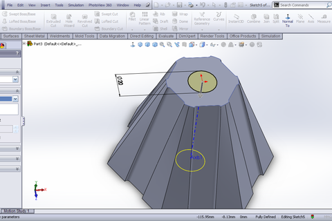 Tutorial - Modeling Lamp shade in SolidWorks method 1? - GrabCAD