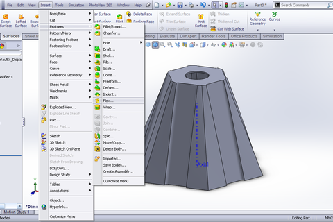 Tutorial - Modeling Lamp shade in SolidWorks method 1? - GrabCAD