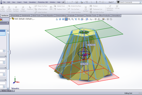 Tutorial - Modeling Lamp shade in SolidWorks method 1? - GrabCAD