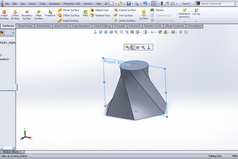 Tutorial - Modeling Lamp shade in SolidWorks method 2? - GrabCAD
