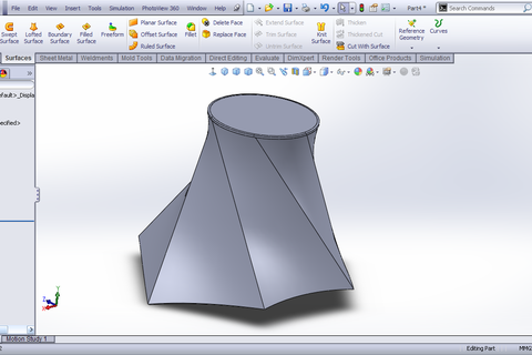 Tutorial - Modeling Lamp shade in SolidWorks method 2? - GrabCAD