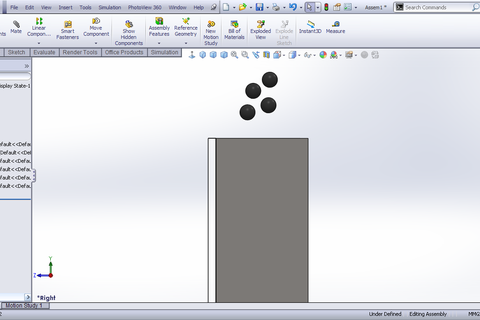 Tutorial - Simulation of ball basic motion in SolidWorks Part -4? - GrabCAD
