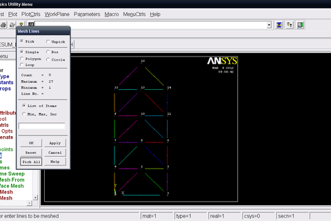 Tutorial - Solving 2D Truss problem using Mechanical APDL (ANSYS)? - GrabCAD
