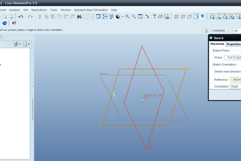 Tutorial - Modeling support bracket in Creo Element/Pro aka Pro ...