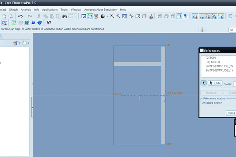 Tutorial - Modeling support bracket in Creo Element/Pro aka Pro ...