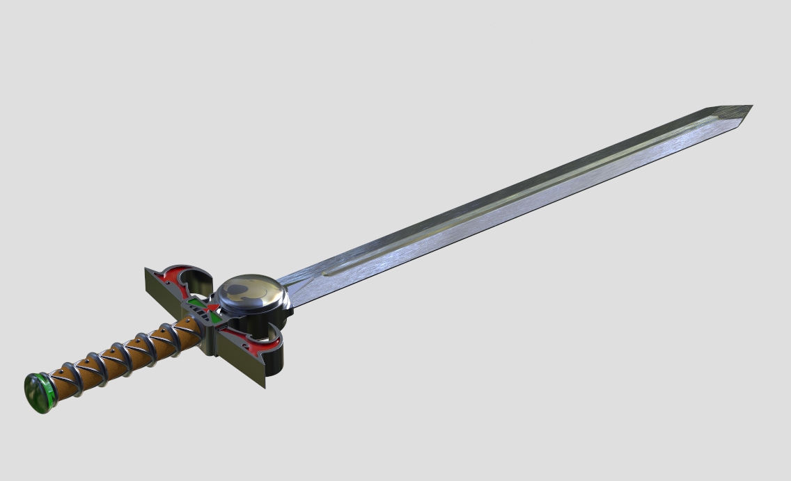 Need a render for a sword | GrabCAD Questions