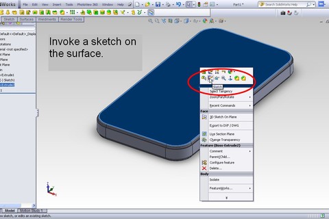 Tutorial: Modeling iPhone 4S in Solidworks-Part-1 - GrabCAD