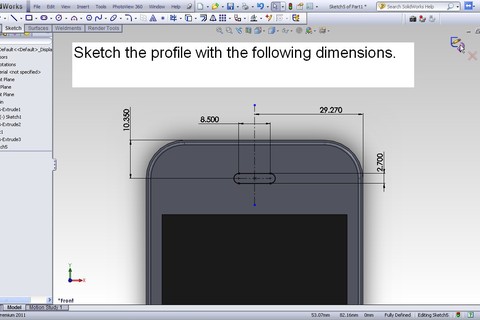 Tutorial: Modeling iPhone 4S in Solidworks-Part-1 - GrabCAD