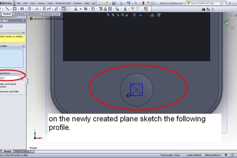 Tutorial: Modeling iPhone 4S in Solidworks-Part-2 - GrabCAD