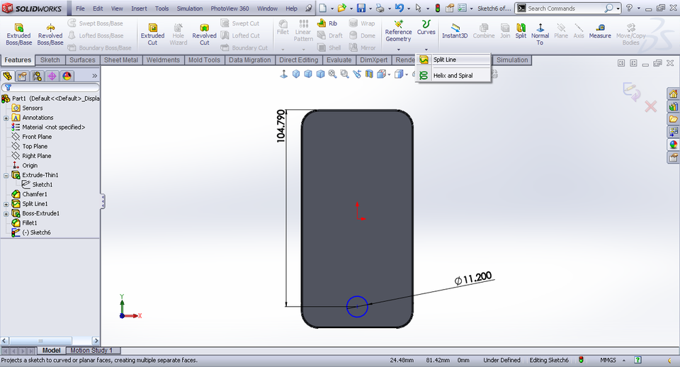 Tutorial - Making iPhone 4s in SolidWorks Part 1? - GrabCAD