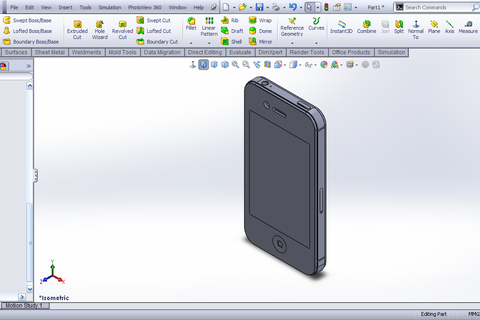 Tutorial - Making iPhone 4s in SolidWorks Part 5? - GrabCAD
