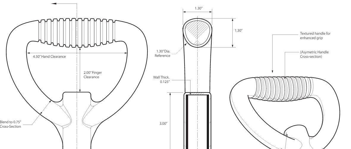 How to make a textured grip in Solidworks? (see picture) | GrabCAD ...