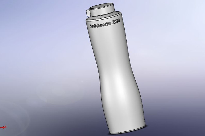 Bottle - SOLIDWORKS - 3D CAD model - GrabCAD