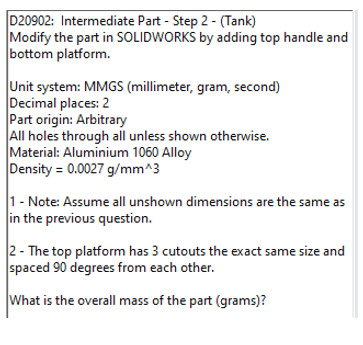CSWA_Tank | 3D CAD Model Library | GrabCAD