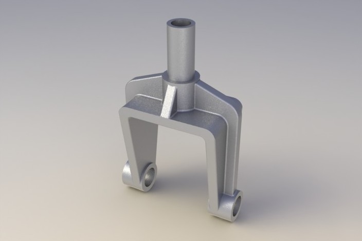 Caster Frame - SOLIDWORKS - 3D CAD model - GrabCAD