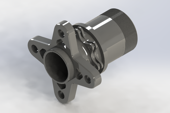 FSAE REAR HUB - STEP / IGES - 3D CAD model - GrabCAD