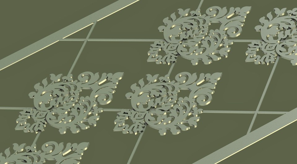 Horizontal Metal Wall Panels Cad Block