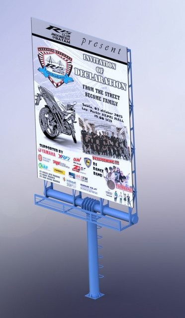 Billboard Sign Cad Drawings 3D Billboard 3 | 3D Molier International
