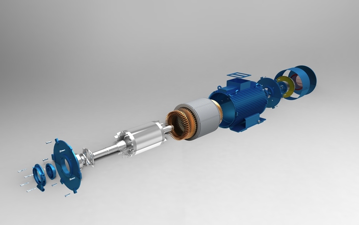 Shortcircuit electric motor IC411 cooling type - ELECTROPUTERE CRAIOVA
