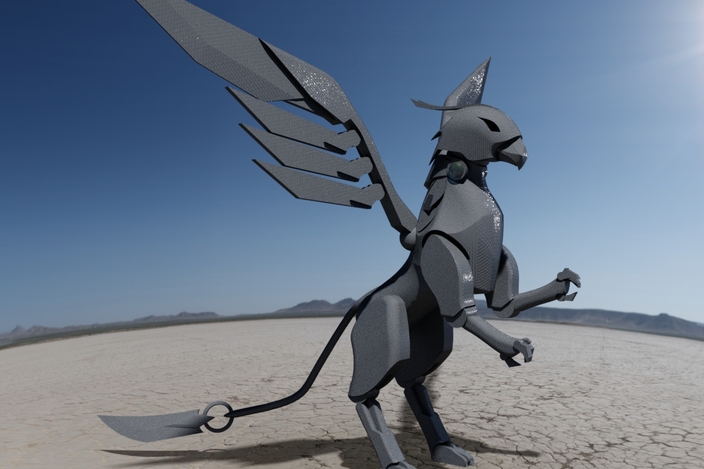 Robotic Gryphon - STEP / IGES, ZW3D - 3D CAD model - GrabCAD