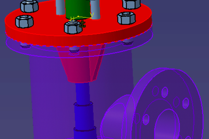 Feed Check Valve Assembly - CATIA - 3D CAD model - GrabCAD
