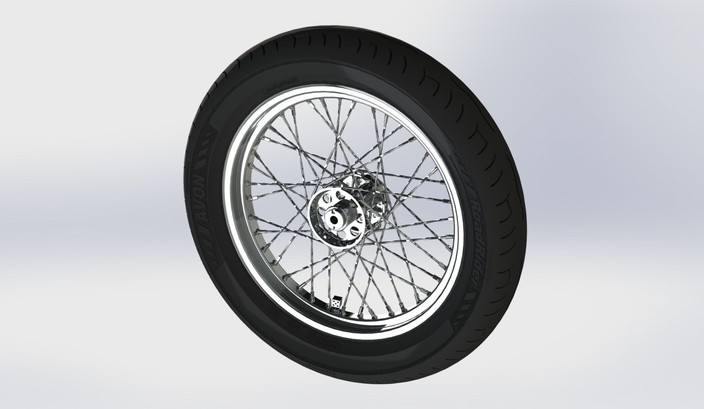 Rear Wheel Assembly - SOLIDWORKS - 3D CAD model - GrabCAD
