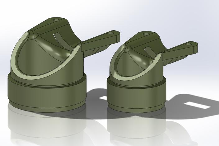 Backshells Cable Clamp 90deg