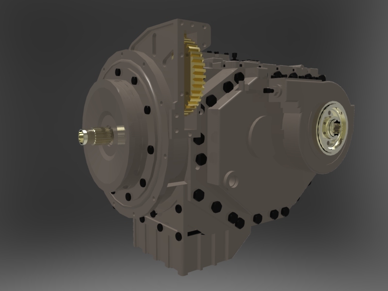 HMPT-500 Transmission | 3D CAD Model Library | GrabCAD