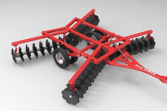 Disc Harrow - AutoCAD, STEP / IGES, SOLIDWORKS - 3D CAD model - GrabCAD