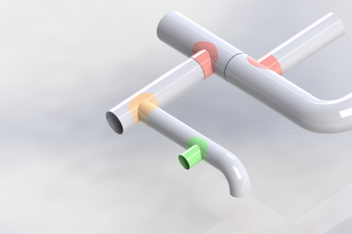 Deviation for Spiral pipe HVAC - SOLIDWORKS - 3D CAD model - GrabCAD