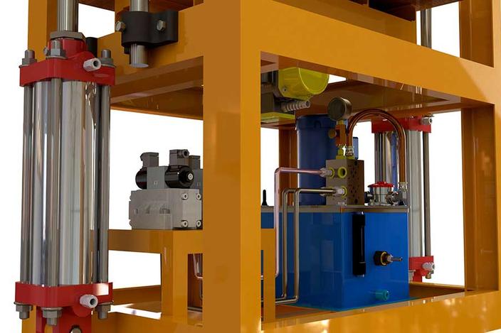 Hydraulic Automatic Concrete Brick Block Making Machine