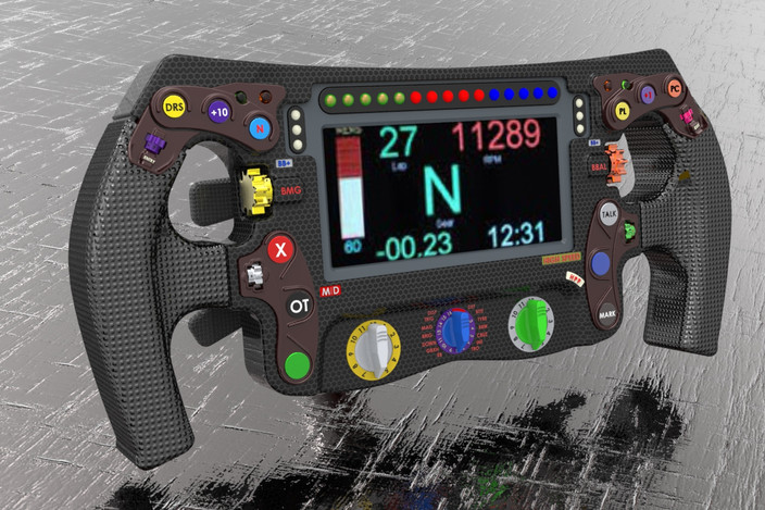 F1 Steering Wheel - - 3D CAD model - GrabCAD
