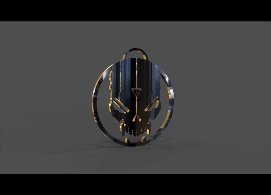 Blacklight Retribution Skull | 3D CAD Model Library | GrabCAD