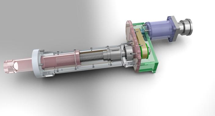 linear actuator - Pro/Engineer Wildfire, STL - 3D CAD model - GrabCAD
