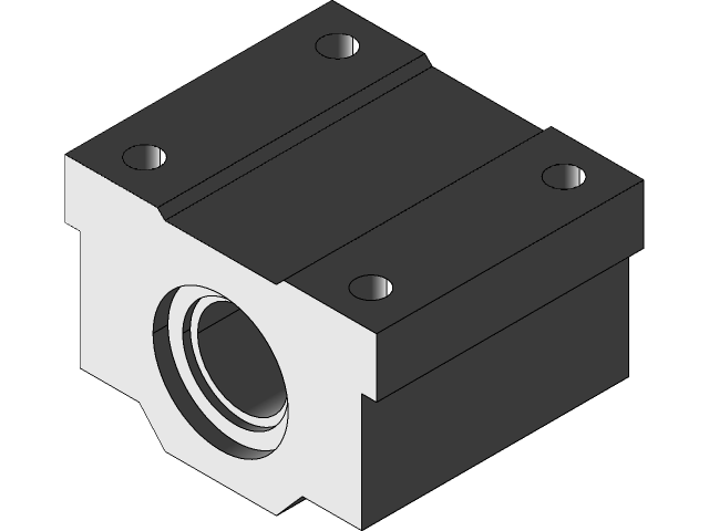 Linear Rail & Pillow Block | 3D CAD Model Library | GrabCAD