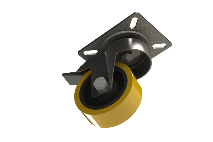 Caster - STL, STEP / IGES, SOLIDWORKS - 3D CAD model - GrabCAD