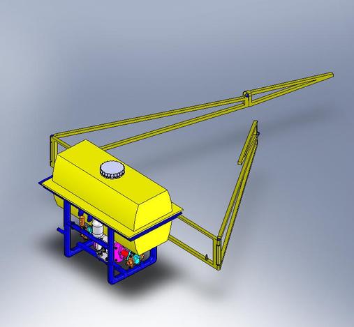 Sprayer machine - SOLIDWORKS - 3D CAD model - GrabCAD