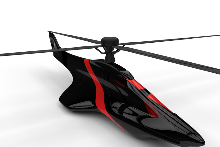 Concept Helicopter - Rhino - 3D CAD model - GrabCAD